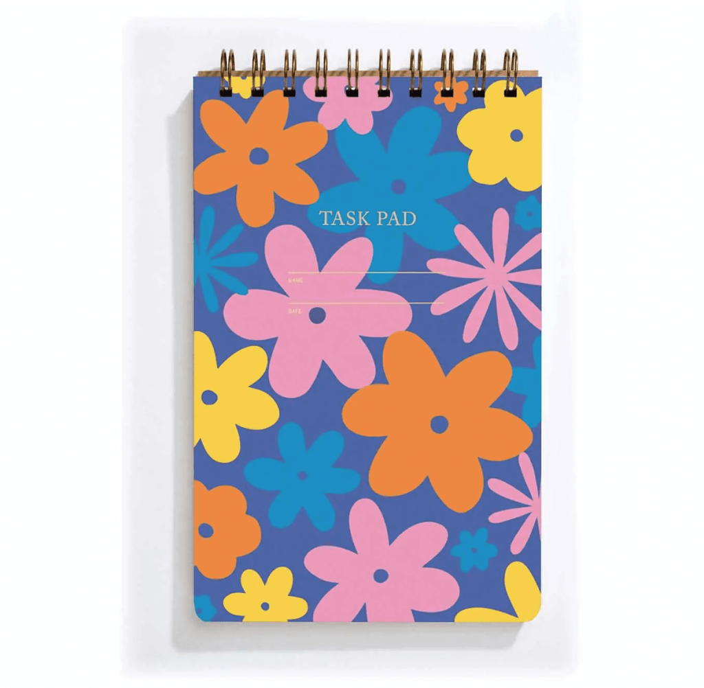 Task Pad – Groovy Floral – Typo Market