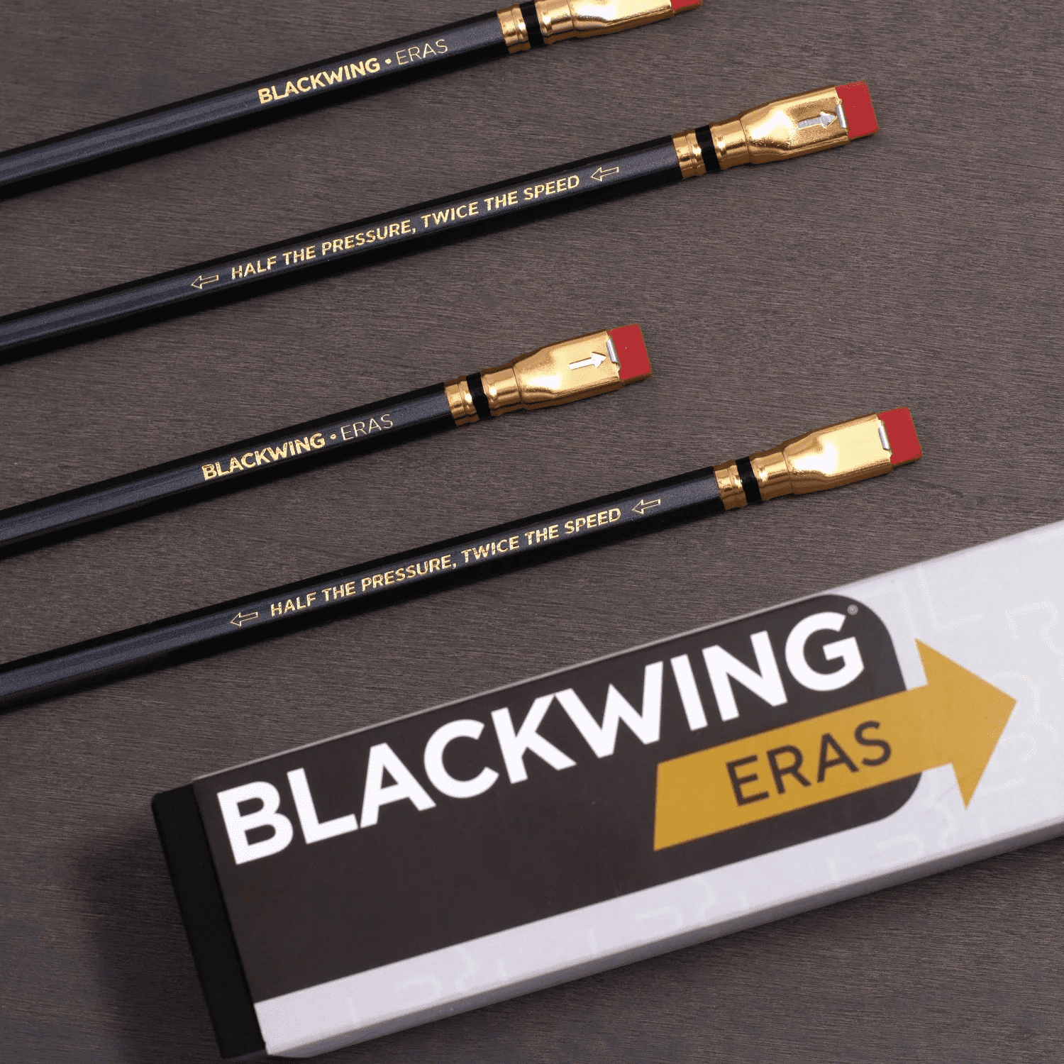 Blackwing Eras (black/red eraser), Boxed – Typo Market